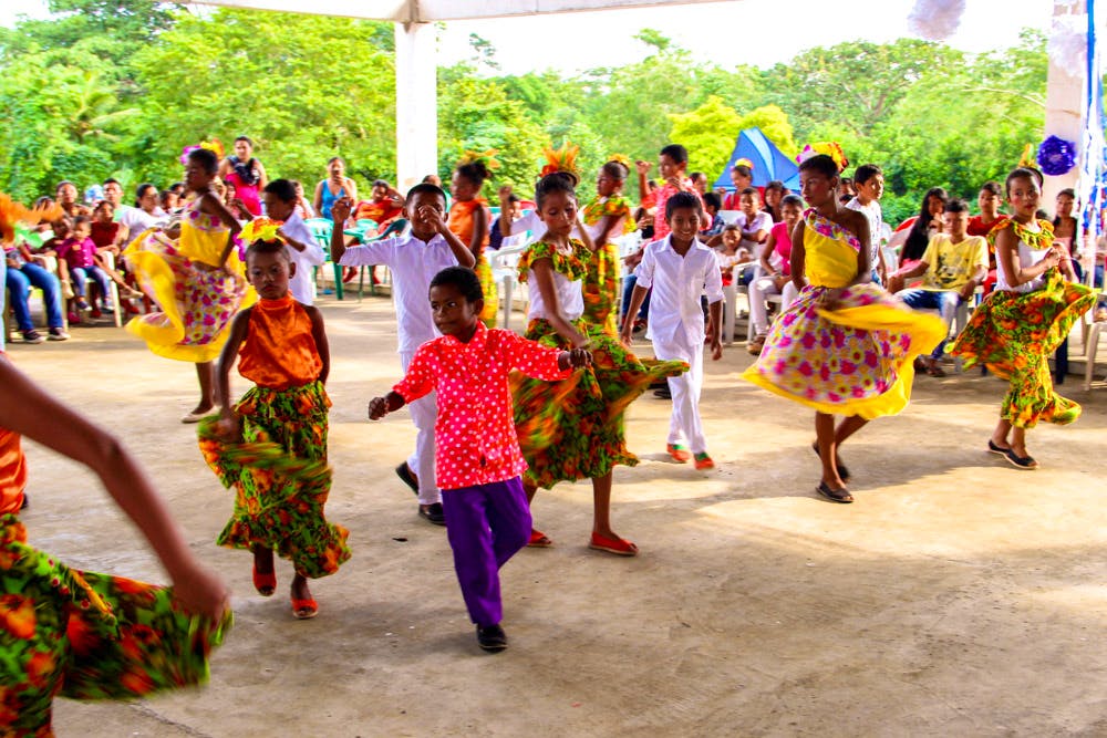 Celebración en Tuchín, Colombia