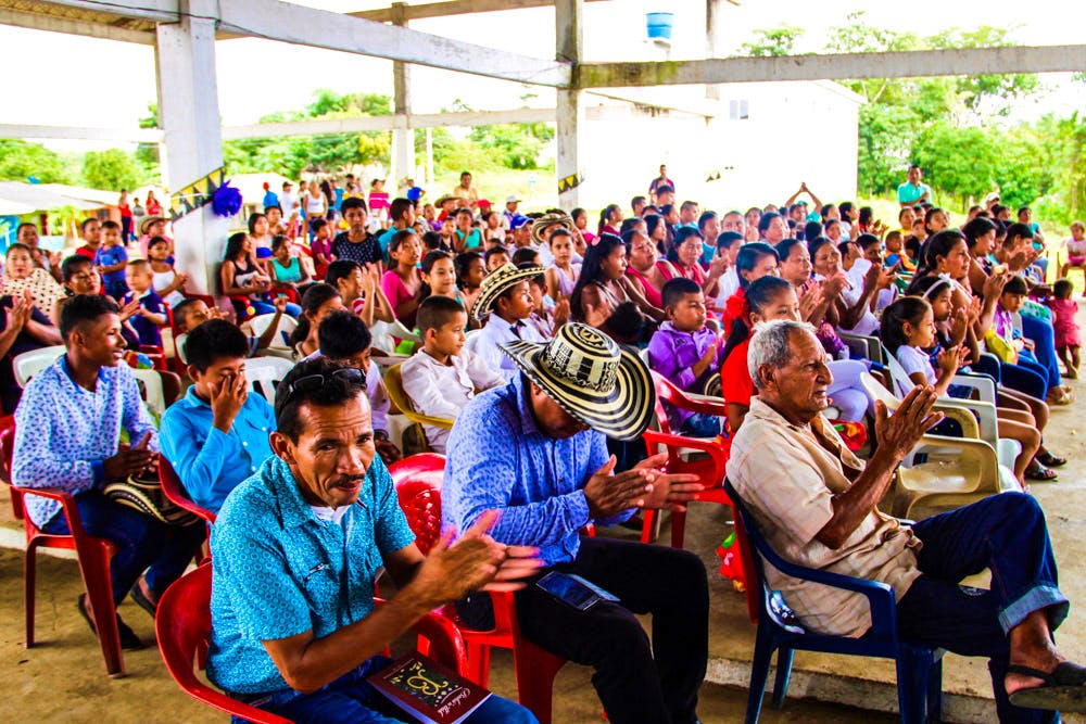 Celebración en Tuchín, Colombia